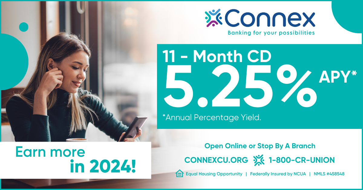 Connex Credit Union - Miscellaneous Pages - CD Promo Image