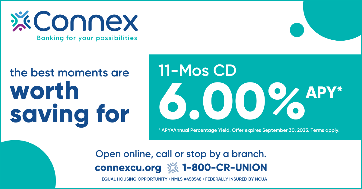 Connex Credit Union - Miscellaneous Pages - CD Promo Image
